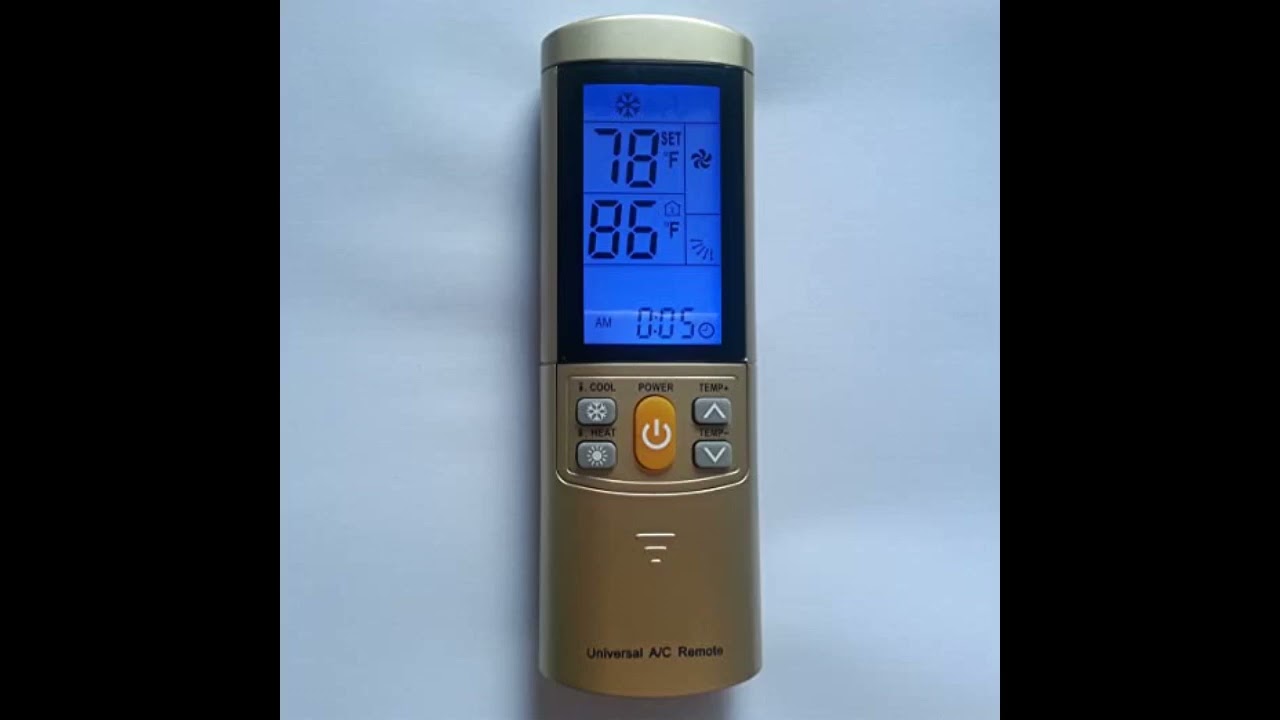 SILVER COLOR AC Remote Control For Carrier, Trane, Toshiba, Sanyo ...