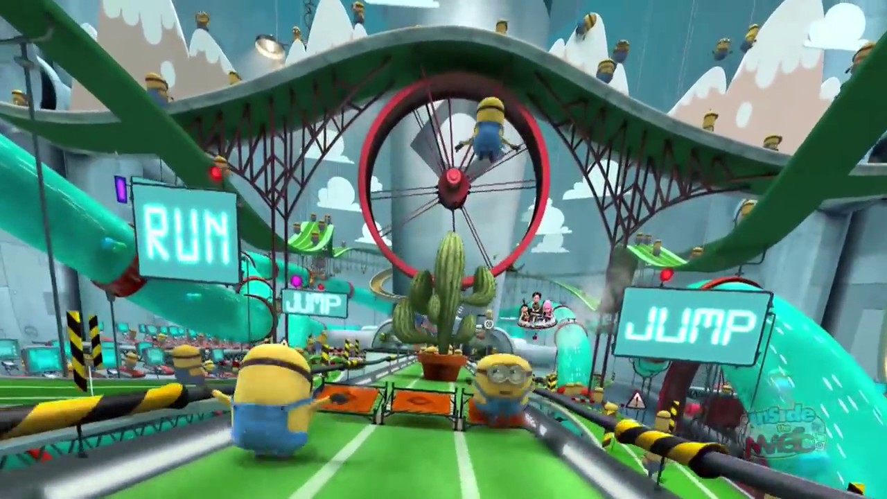 On Ride scene Despicable Me Minion Mayhem scene at Universal Orlando ...