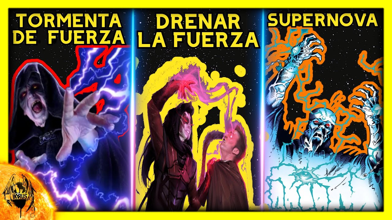 🏆 Los 5 PODERES del lado oscuro MÁS PODEROSOS de Star Wars - YouTube