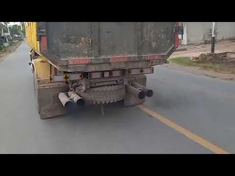 Truk canter pakai knalpot Banjar, ekspidisi Kaltim, suarannya ngeriii 😱