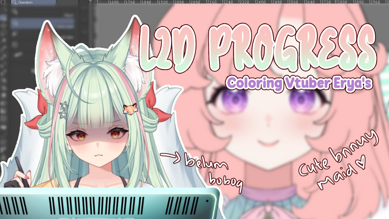 【L2D WORKING】CUTE BNNUY MAIDOOOOO - YouTube