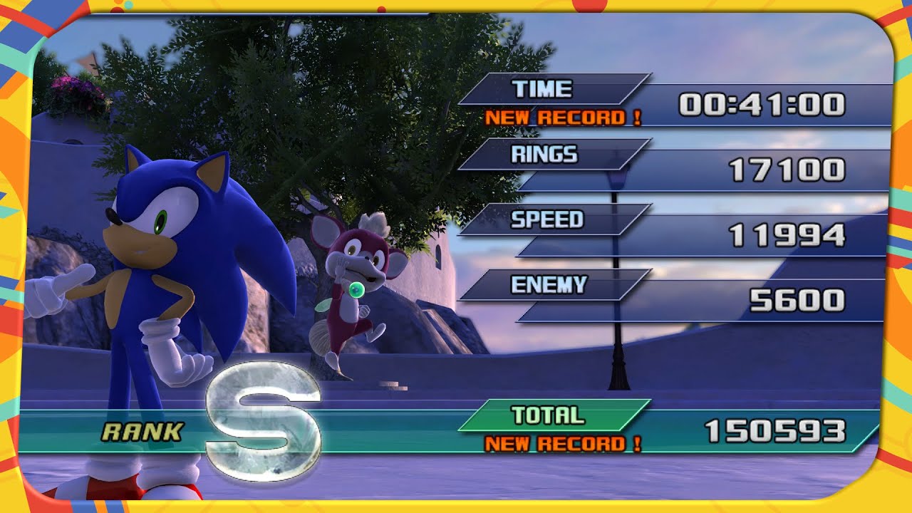 Sonic Unleashed (Recomp) Windmill Isle Act 1 (S-Rank, Tutorial Level ...