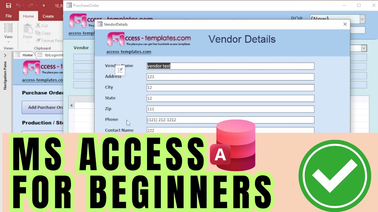 Stop Losing Stock — Inventory Management in Microsoft Access (Tutorial ...
