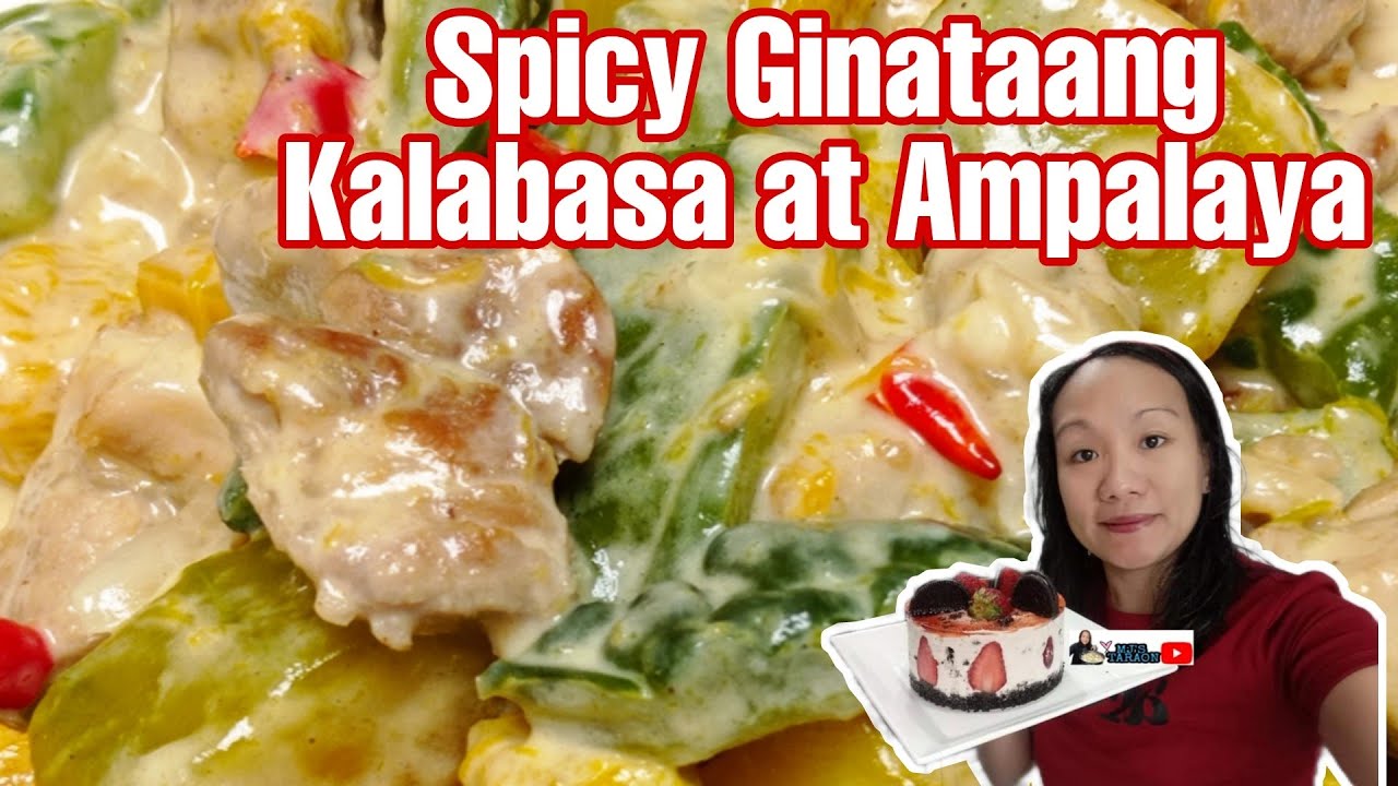 Spicy Ginataang Kalabasa at Ampalaya|Lutong Bahay Gulay Recipe|Gata ...