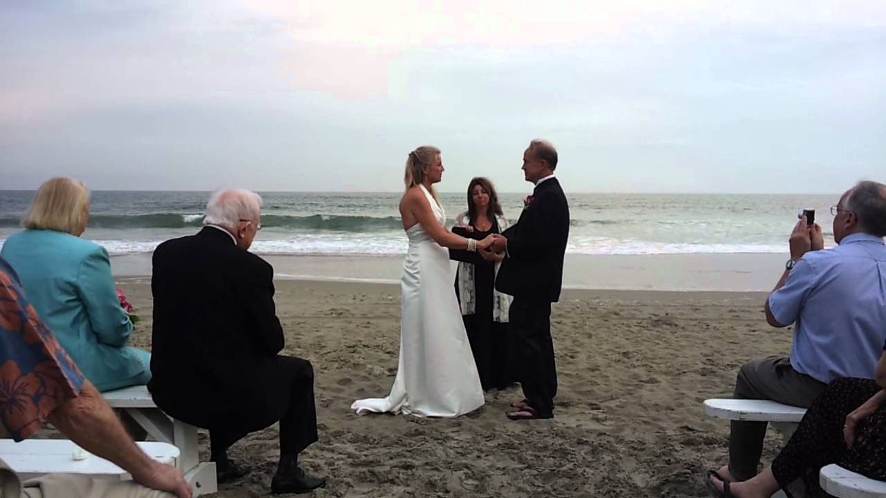 Martha & Dave Beach Bride & Groom - YouTube