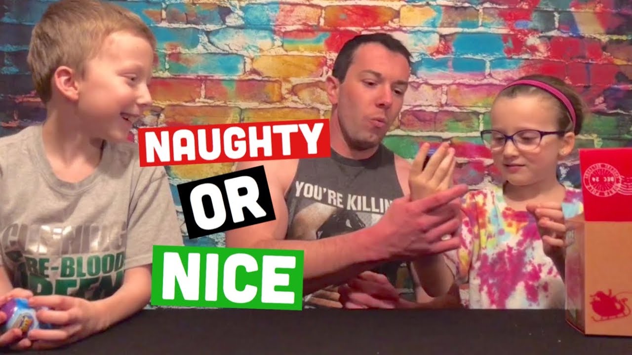 SIS VS. BRO NAUGHTY OR NICE CHRISTMAS PRESENT CHALLENGE - YouTube
