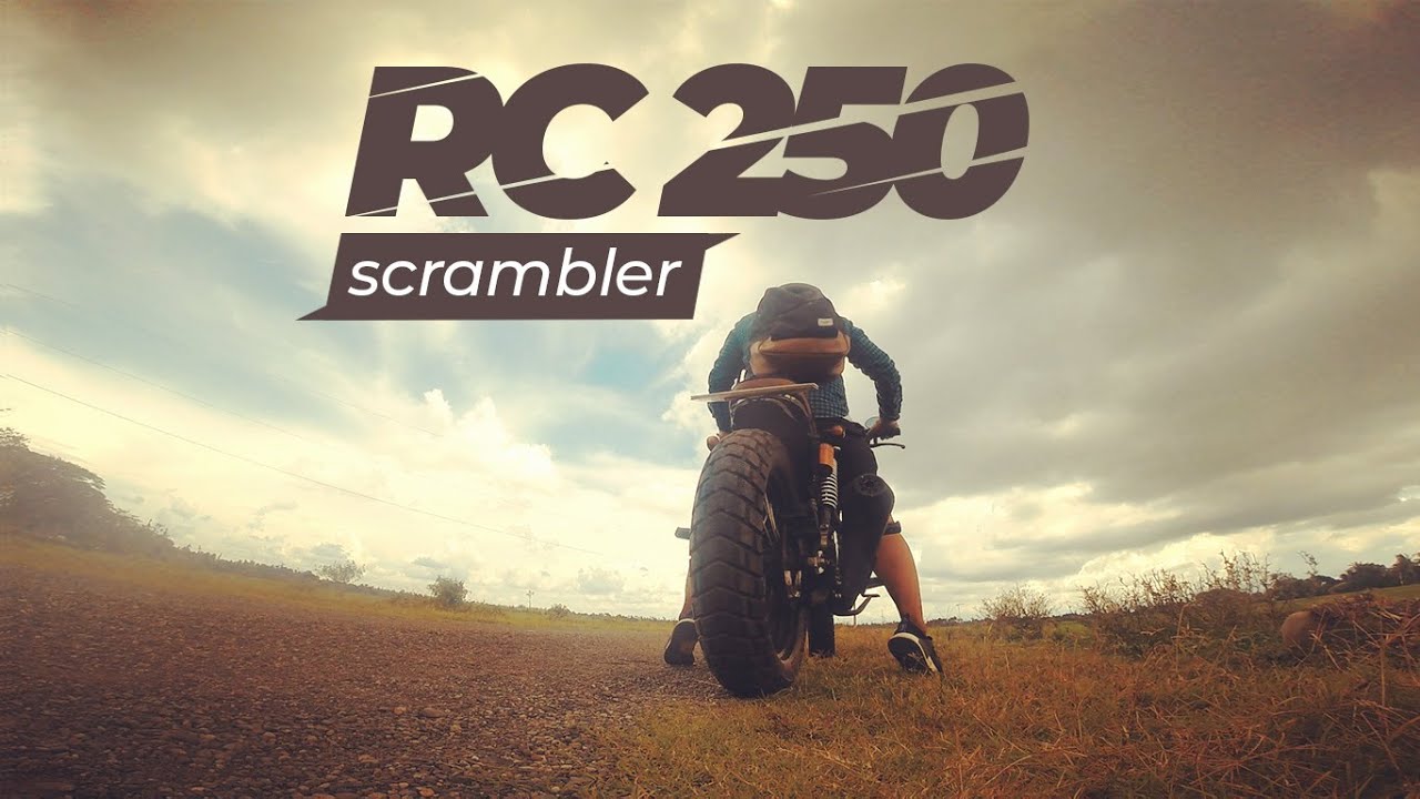 Custom RC250 ( Scrambler) - YouTube