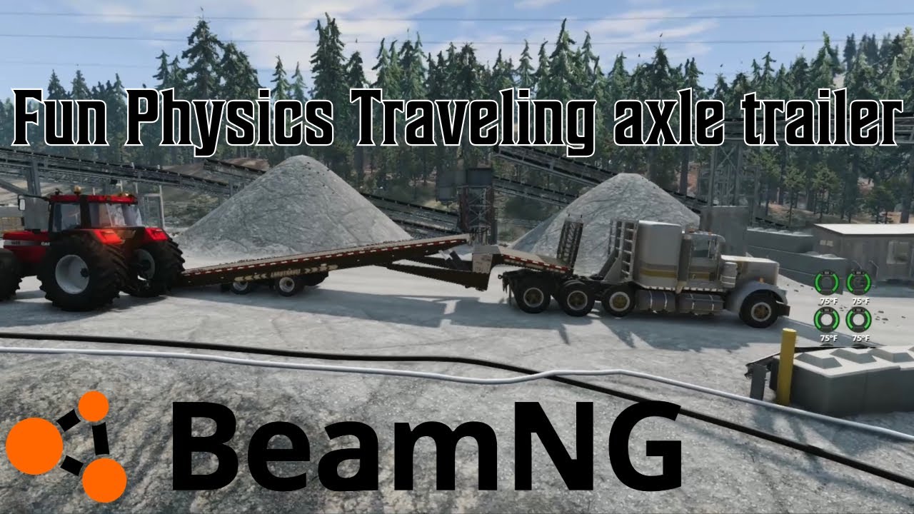 BeamNG Drive Mods: Overloading Fun Physics LandTravel Sliding Axle Tilt ...