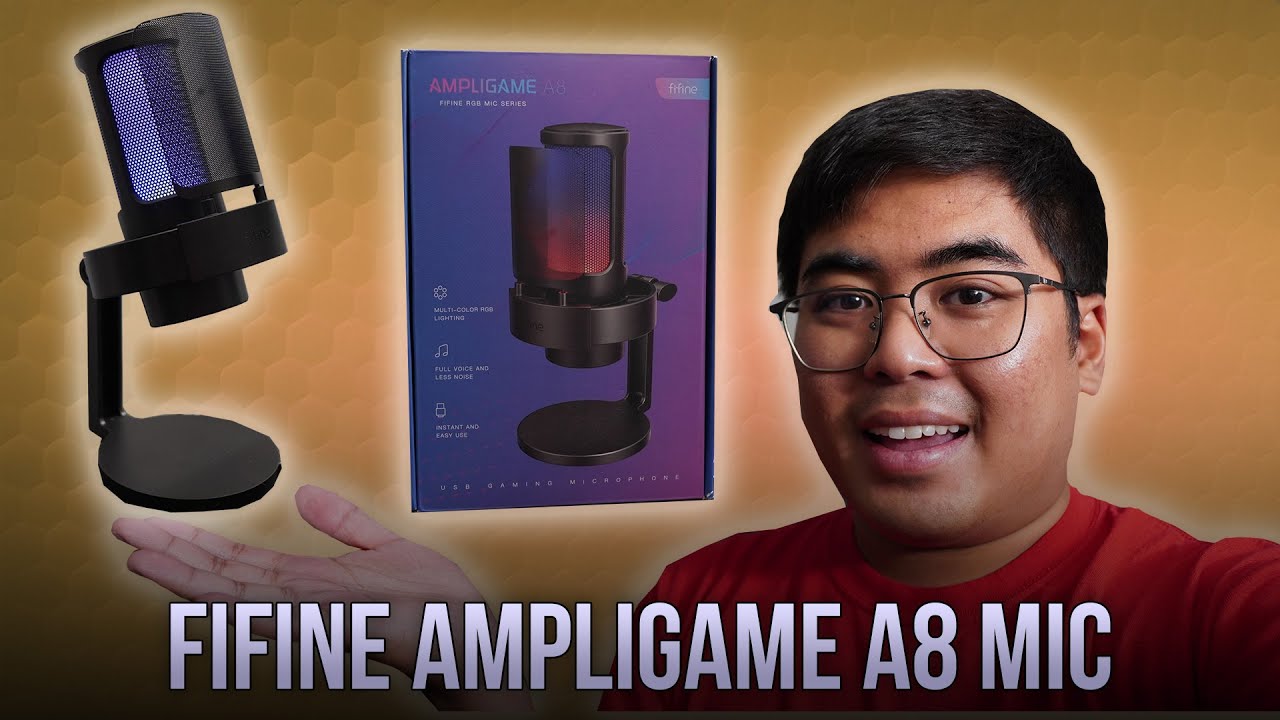 Fifine Ampligame A8 Mic Review: Affordable mic for gamers! - YouTube