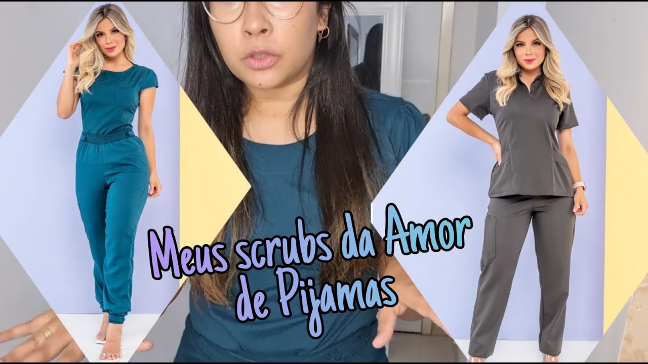 Meus scrubs/pijamas da Amor de Pijamas - YouTube