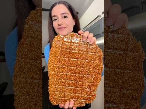 The crunchiest snack ever!! Honey sesame bar