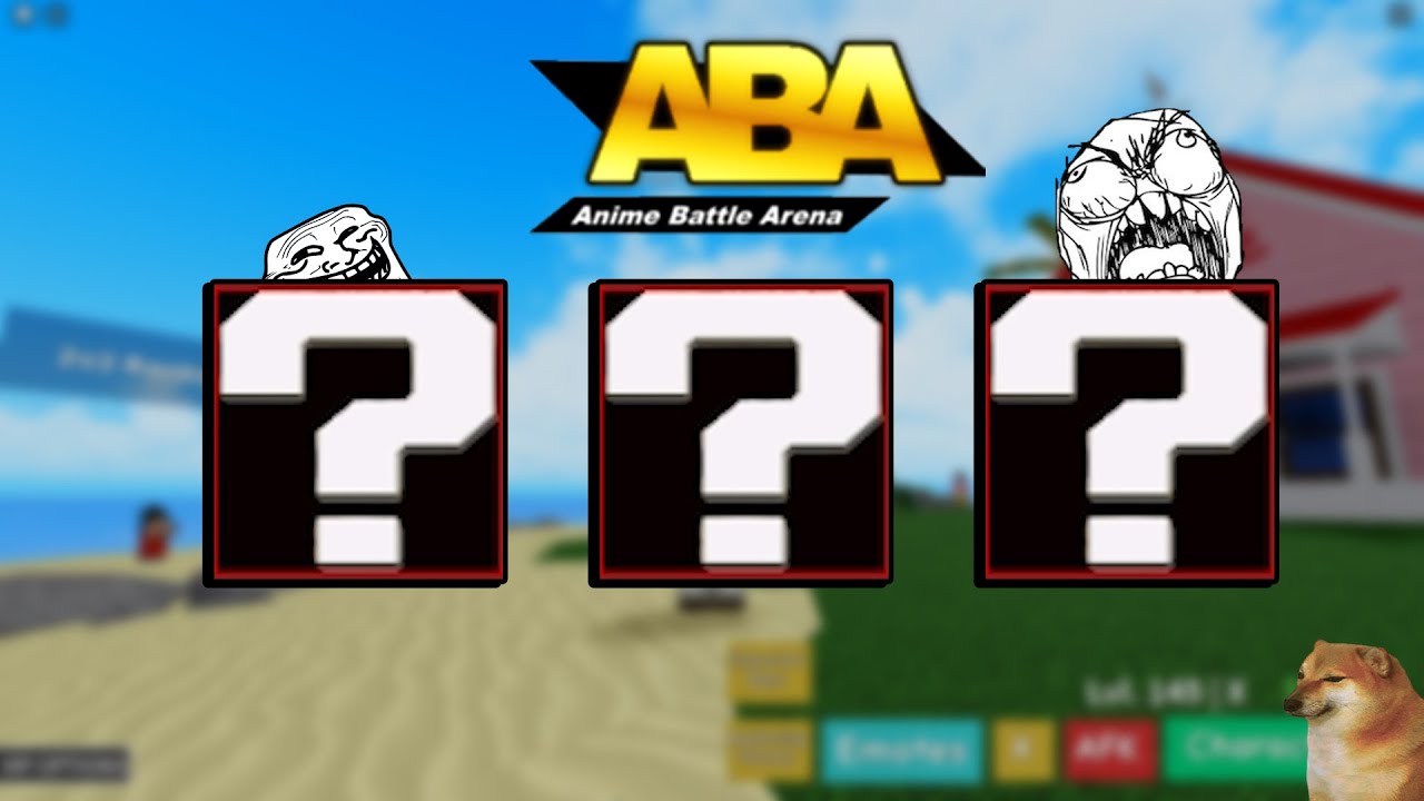 Roblox ABA ⚔️ : Random moment - YouTube
