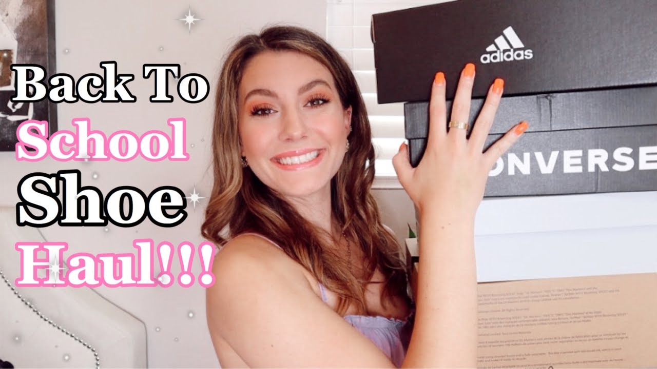 BACK TO SCHOOL SHOE HAUL 2020 - YouTube