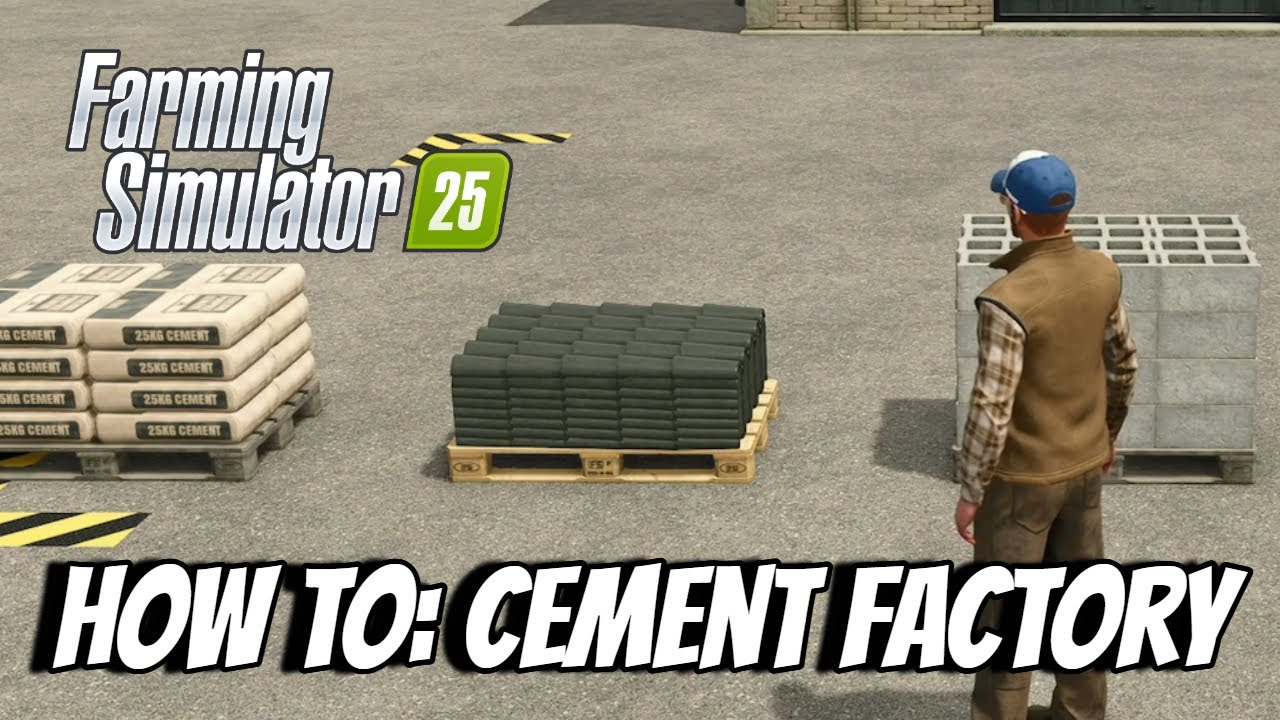 How To: Cement Factory - Farming Simulator 25 FS25 XBOX - YouTube