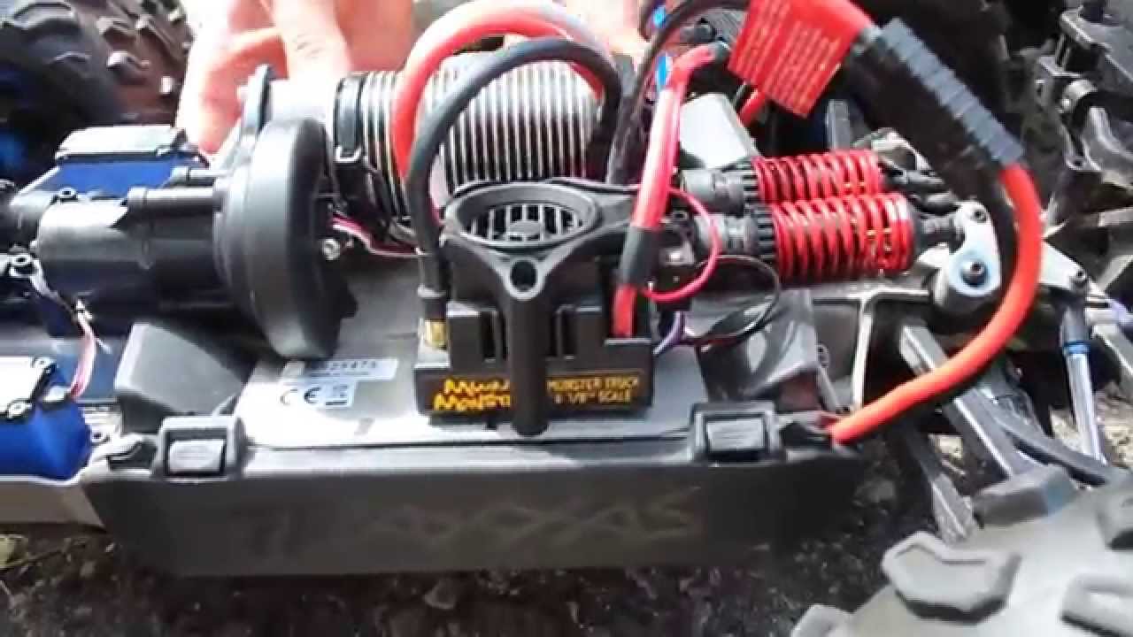 Mamba Monster ESC Smoking At Startup Castle Creations E-Revo - YouTube