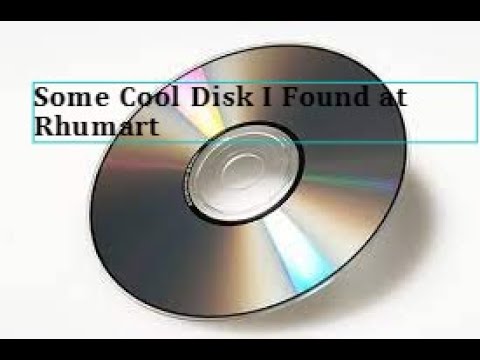 Some Cool Disk I Found at Rhumart - YouTube