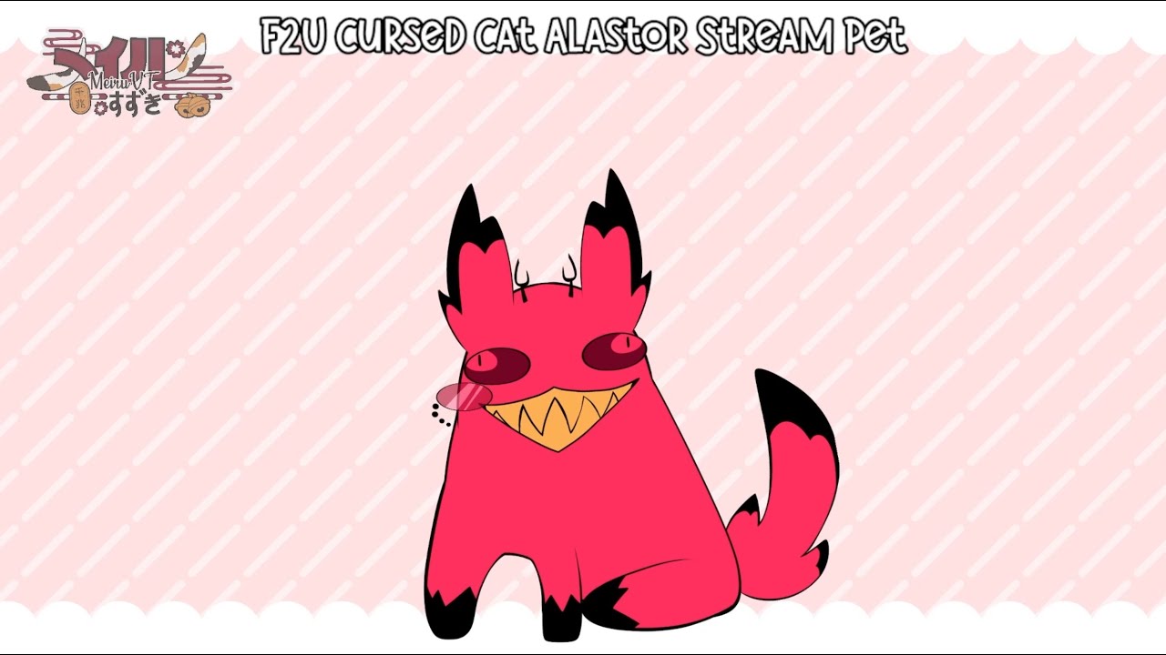 F2U Cursed Cat Alastor TTS Stream Pet - YouTube
