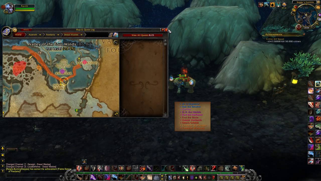 Quest ID 32497 - Honor The Flame! In Dread Wastes In Wow - YouTube