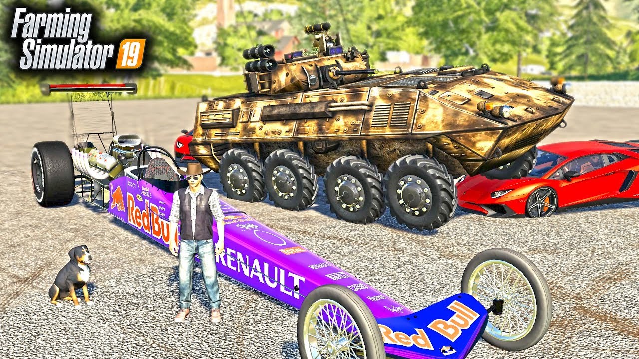 REPOING TANKS & A DRAG CAR WITH GRANTY! | FARMING SIMULATOR 2019 - YouTube