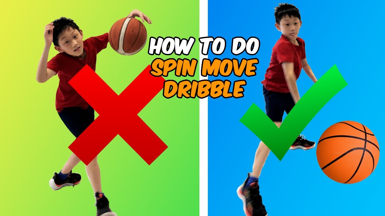 How To Do a Spin Move Dribble in Basketball 🏀🏀 - YouTube