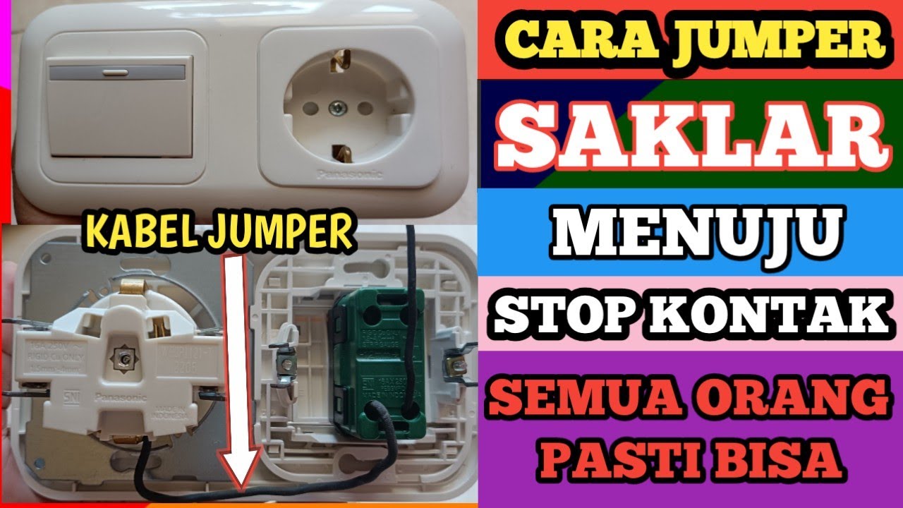 CARA PASANG STOP KONTAK CP(Chield Protection) DAN SAKLAR BERIKUT CARA ...