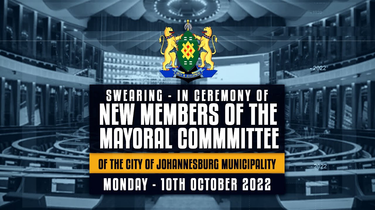 Swearing in Ceremony of New Members of the Mayoral Committee - YouTube