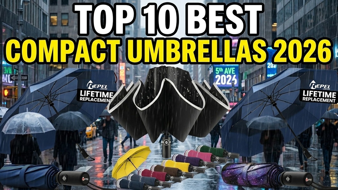 Best Compact Umbrella 2026 | Top 10 Best Compact Umbrellas for Rain ...