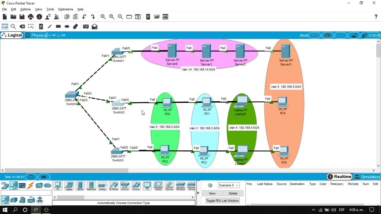 Configuracion Vlan, básico cisco - YouTube
