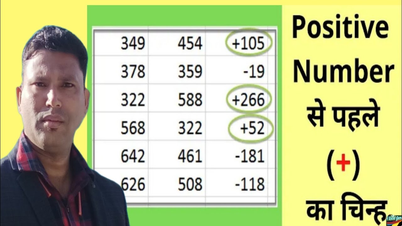 Adding Sign Before Number How To Add Plus Sign In Number YouTube Adding Sign Before Number How To Add Plus Sign In Number YouTube