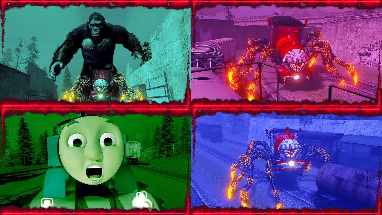 Mutant Train Monster🆚Friendly Engine🆚Dark Rail Beast—Epic Tiles Hop ...
