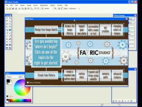 Lets get Started with the Fabric Studio Software - YouTube