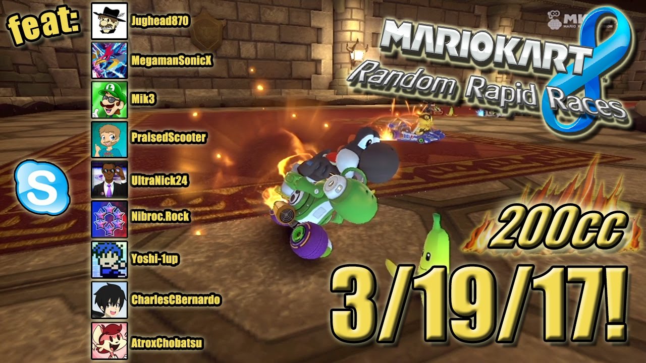Mario Kart 8 - Random Rapid Races - 3/19/17! - YouTube