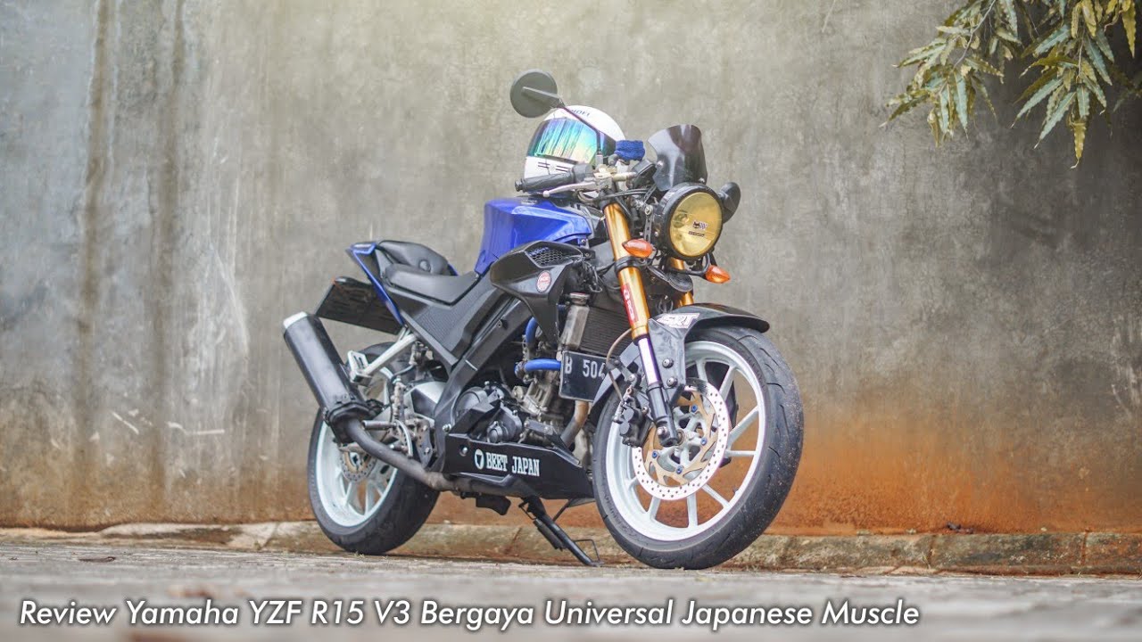 Review Yamaha R15 V3 bergaya Universal Japanese Muscle ...