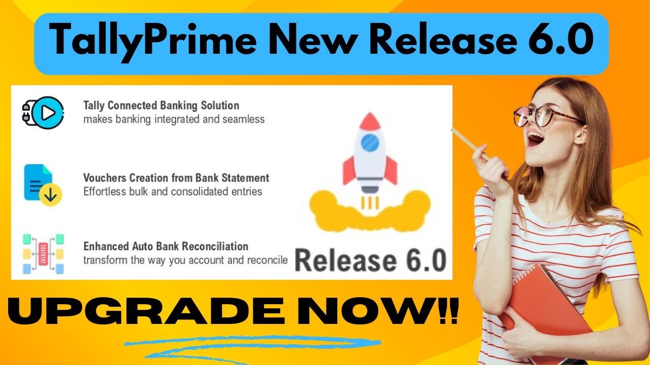 🔥 TallyPrime Release 6.0 New Features | Latest Tally Update 2025 | Bank ...