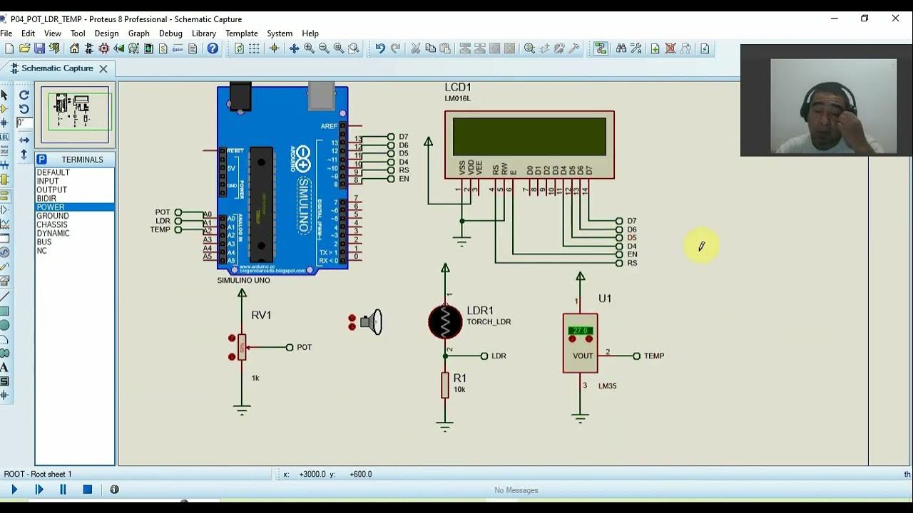 ARDUINO MOSTRAR EN UNA LCD LECTURA SENSORES ANALOGICOS - YouTube