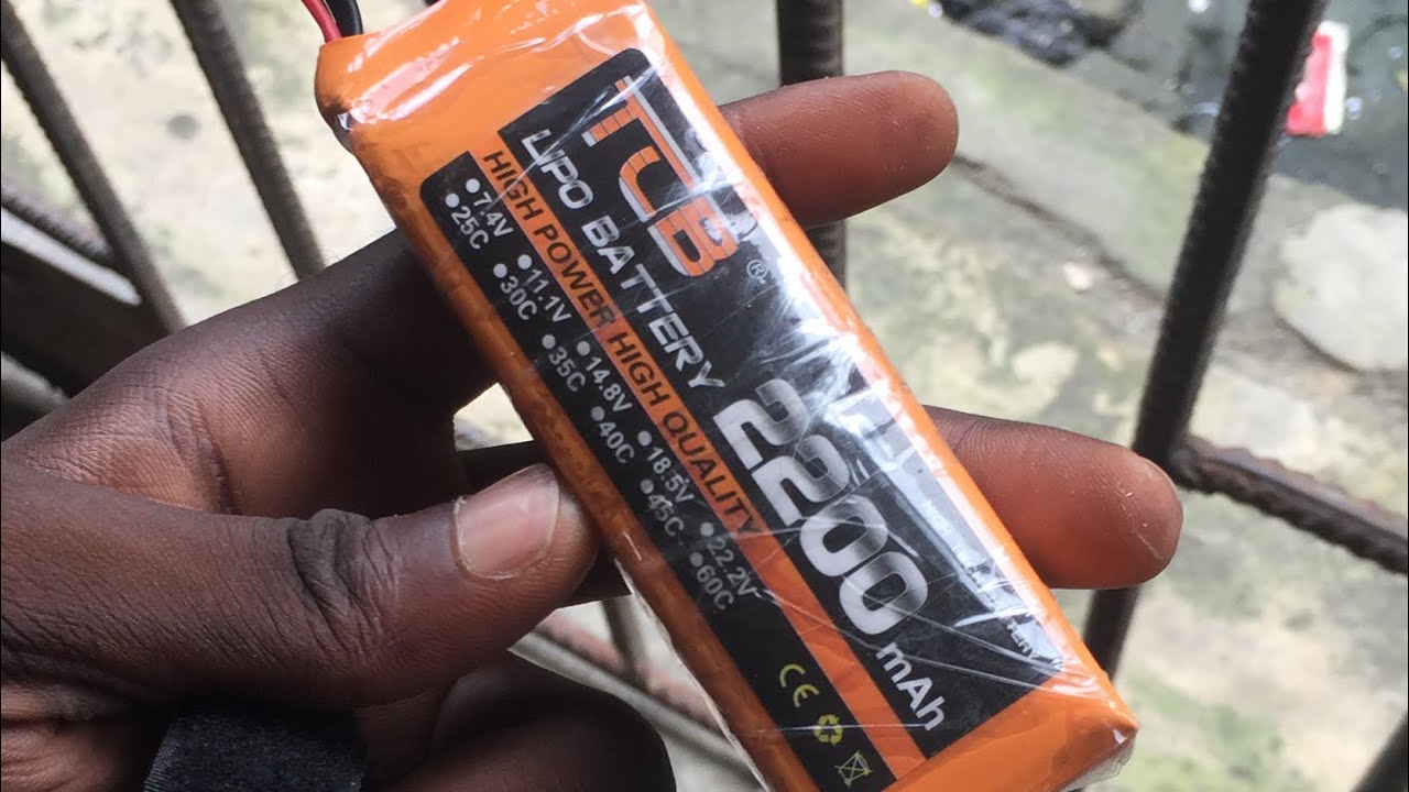 TCB Lipo battery and propeller unboxing - YouTube