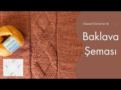 Baklava Motifi Nasıl Örülür? | Şema Okuma & Kaydırma Teknikleri