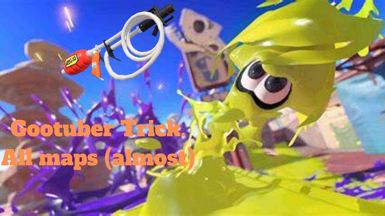Splatoon 3: Gootuber trick in (almost) all possible places in every ...