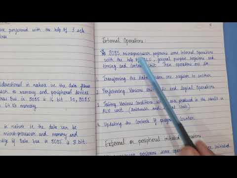 Microprocessor Architecture and its Operations - YouTube