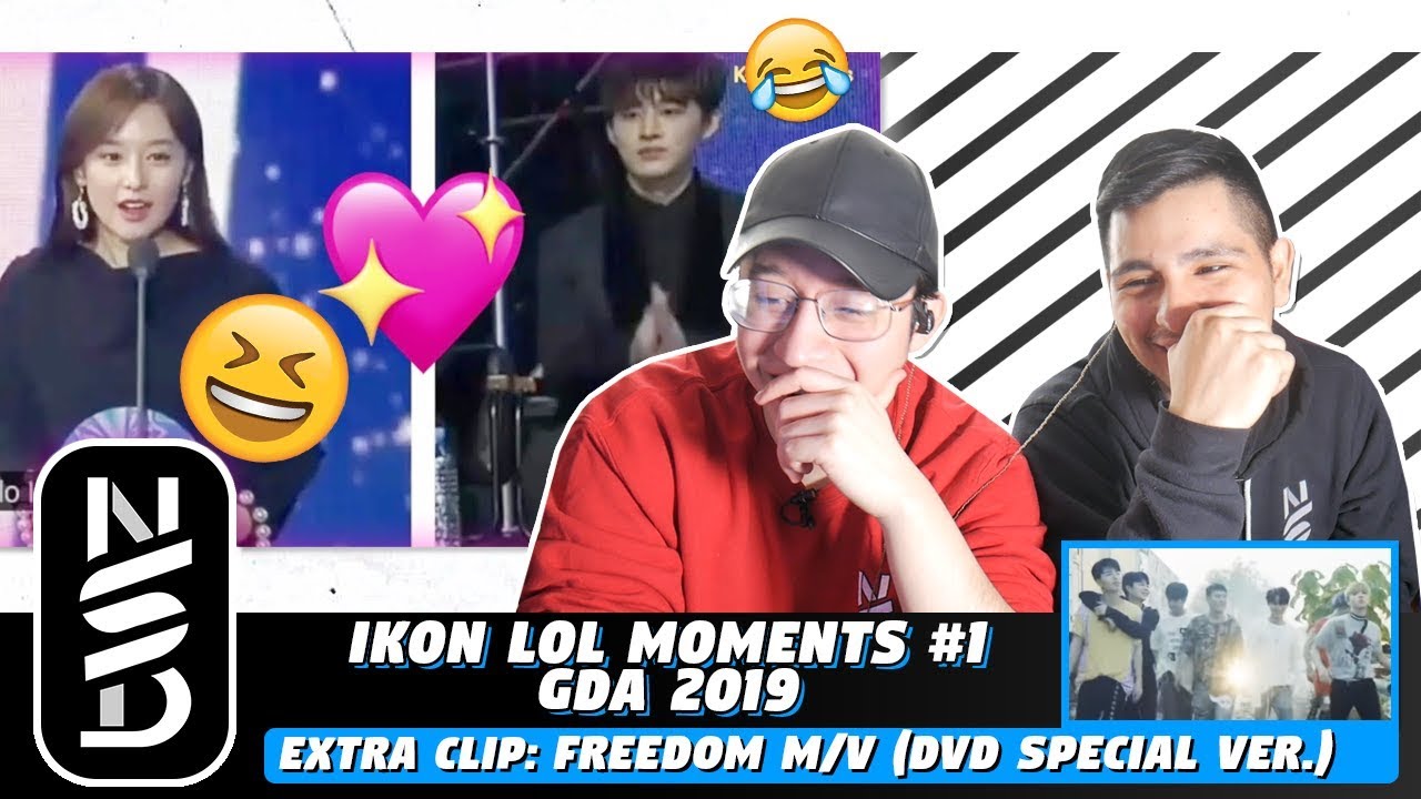 GUYS REACT TO 'iKON LOL Moments #1 - GDA 2019' (EXTRA CLIP: FREEDOM M/V ...