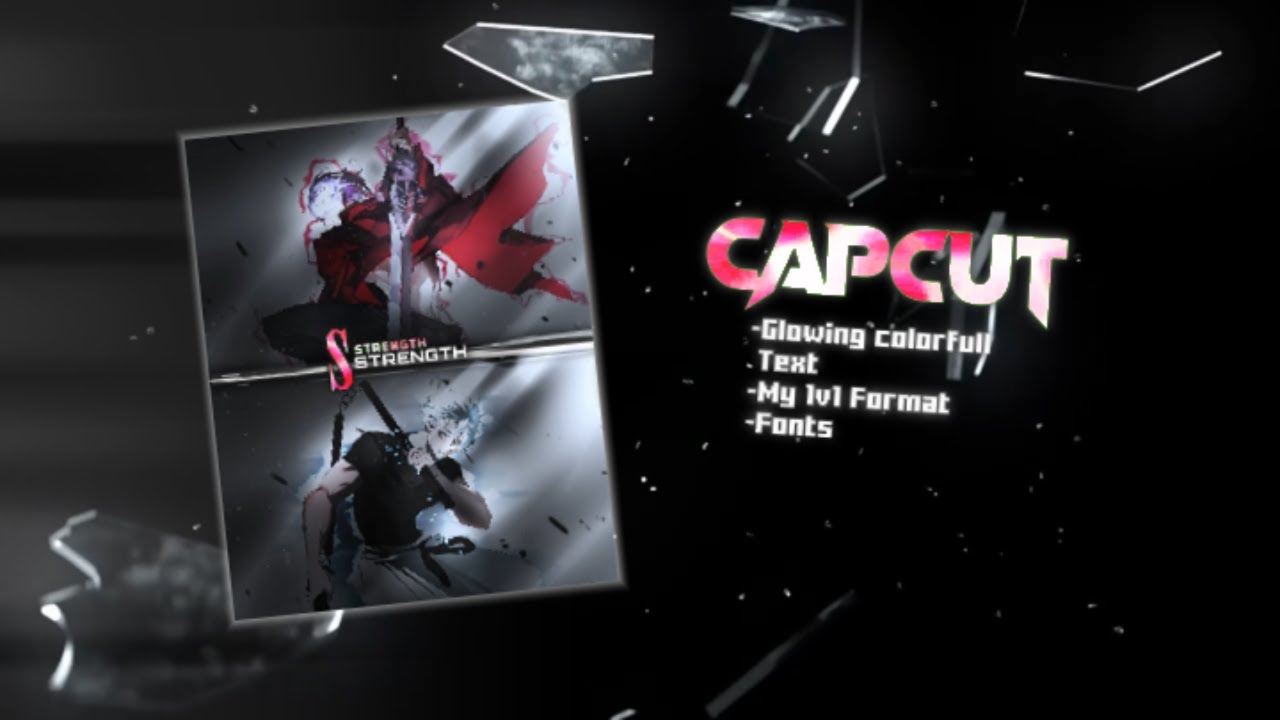 CapCut Glow Text Effects / Fonts / 1v1 Format - YouTube