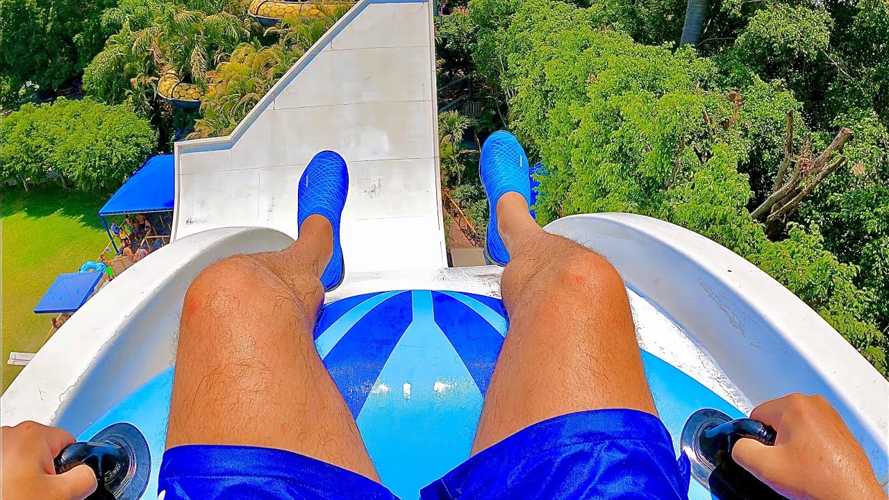 Pendulum Water Slide at El Rollo Parque Acuático - YouTube