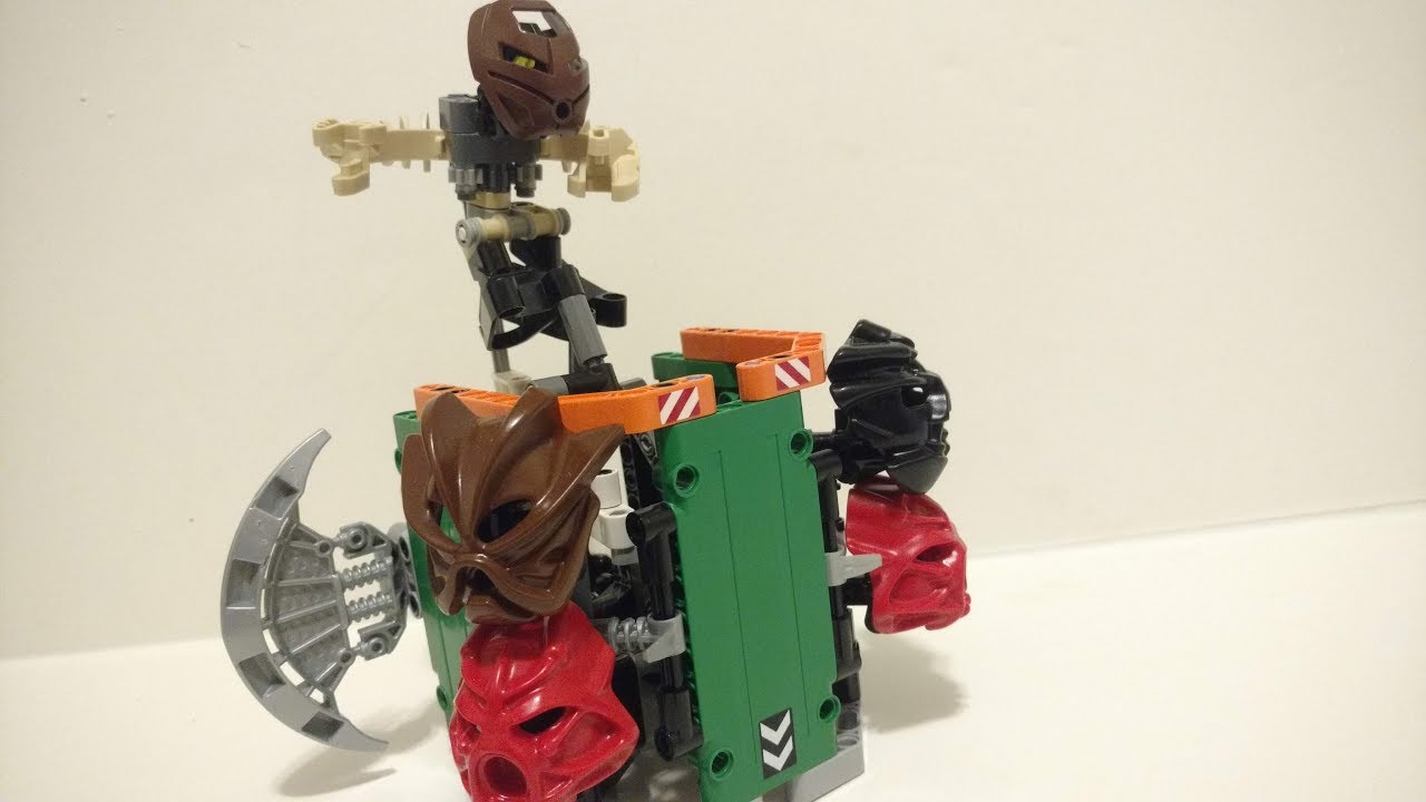 Lego Bionicle MOC review: Worlds first running Matoran, Mahki - YouTube
