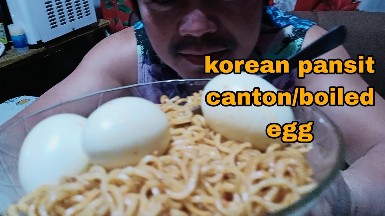 korean pansit canton/boiled egg#eatingshow#pinoymukbang - YouTube
