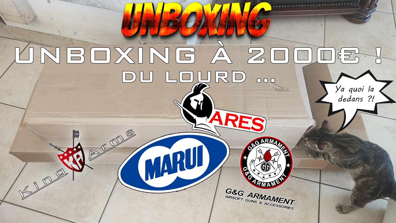 UNBOXING AIRSOFT - UNBOXING À 2000€ ! (De très belles répliques !) 🙌 ...