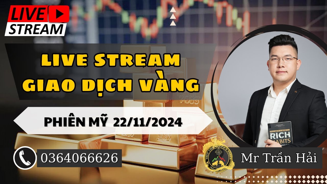 LIVE TRADING - GIAO DỊCH VÀNG ( PHIÊN MỸ 22/11/2024 ) | Trading map # ...
