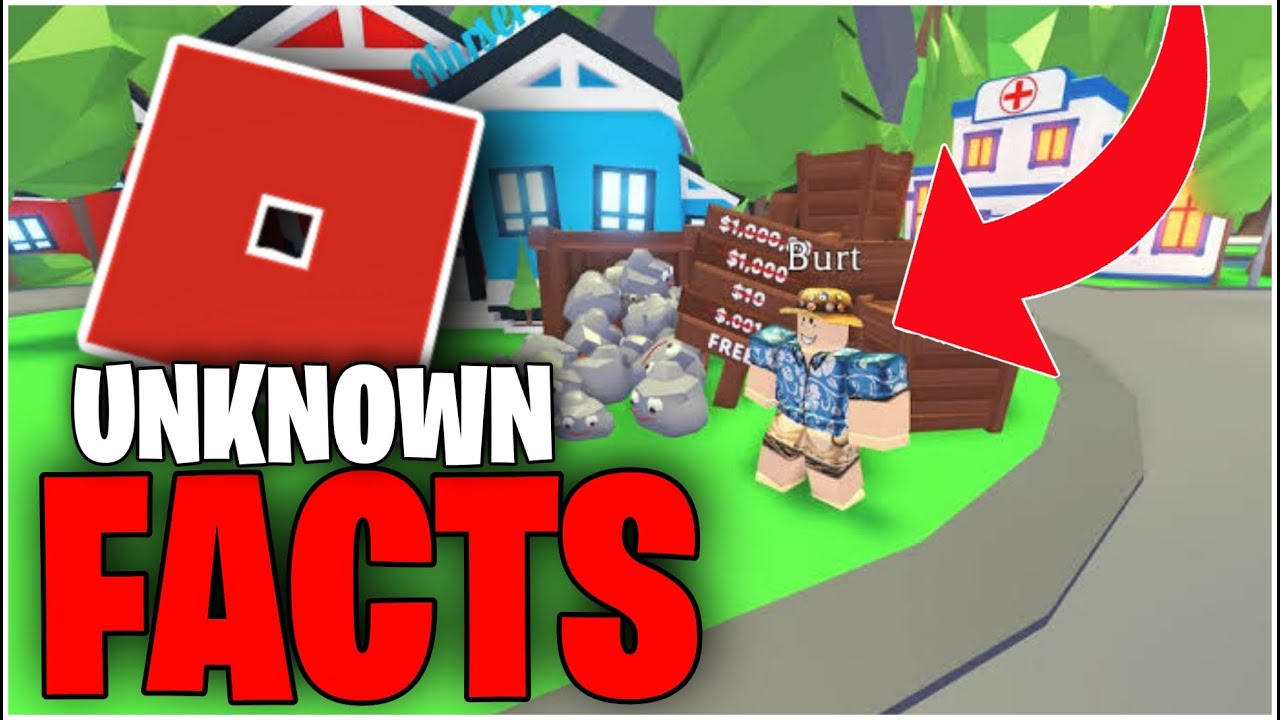 10 FACTS about ROBLOX ADOPT ME! - YouTube