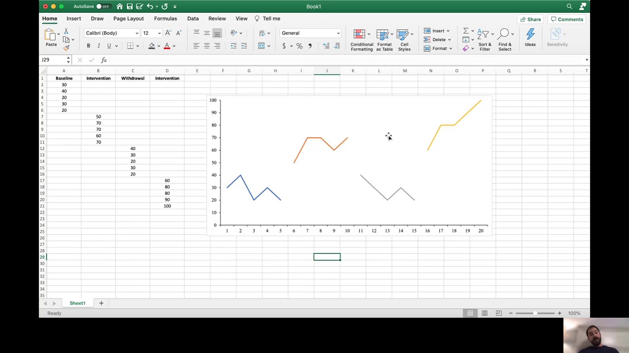 Single case Design Graphing In Excel ABAB YouTube Single case Design Graphing In Excel ABAB YouTube