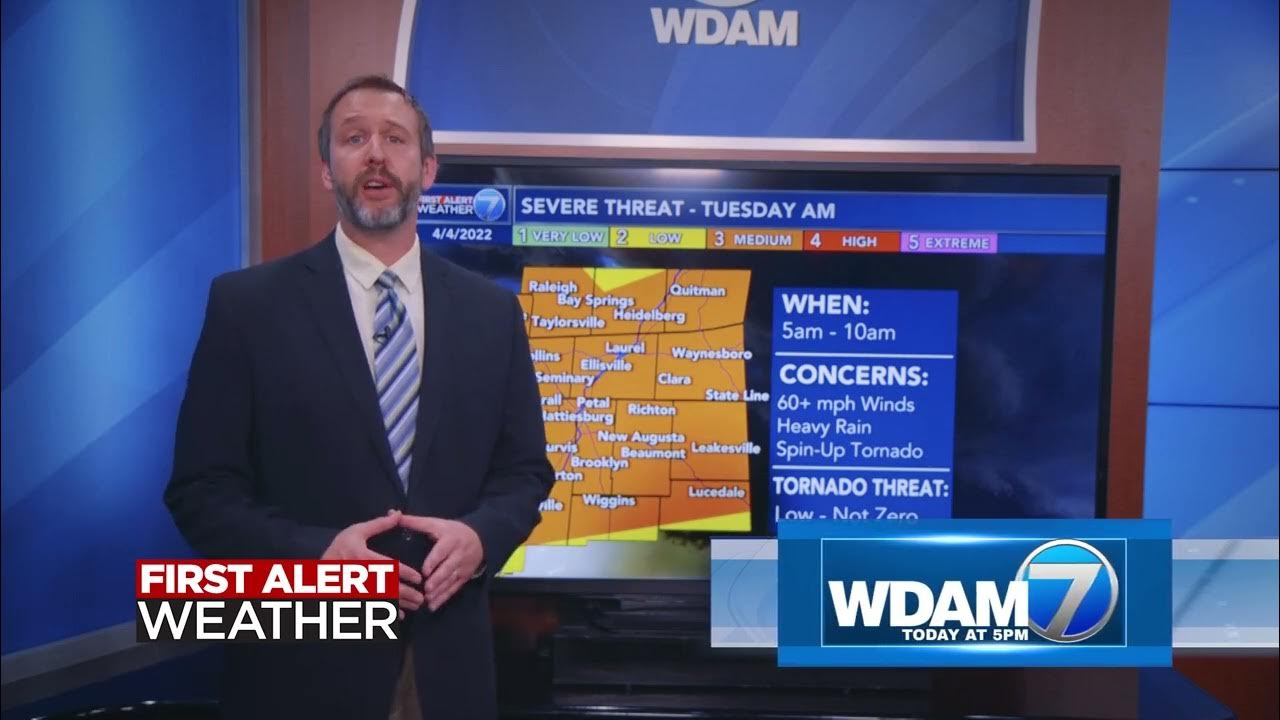 WDAM Promo - Weather Tease - WDAM 7 News at 5 (4/4/22) - YouTube