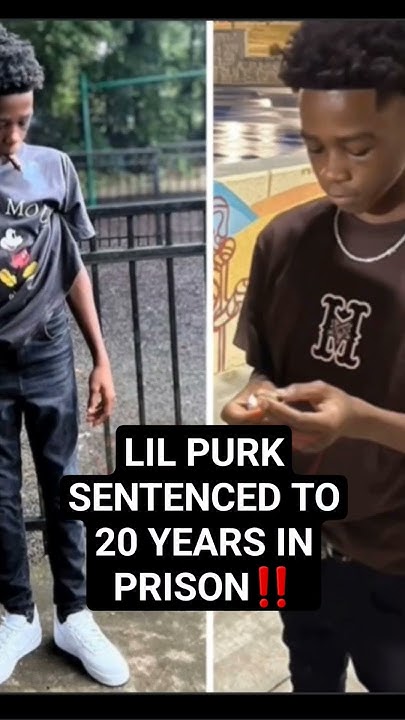16 year old rapper LIL PURK sentenced to 20 yrs - YouTube